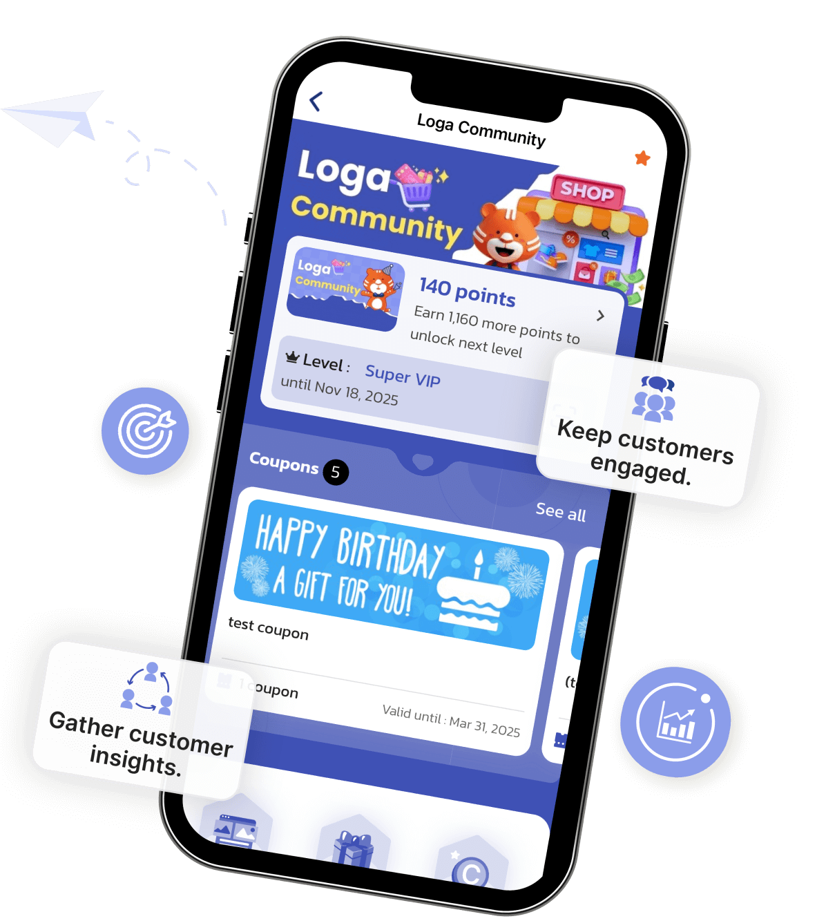 Loga | Loga : แอประบบสมาชิกสำหรับร้านค้า ทำแอป บัตรสมาชิก สะสมแต้ม ...